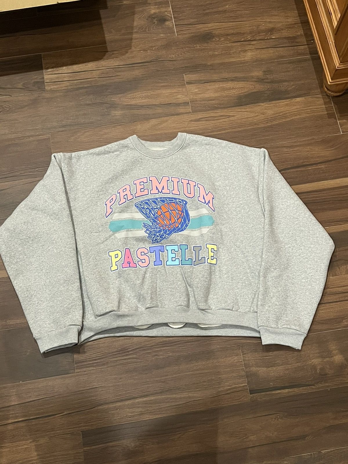 Kanye West × Pastelle Pastelle grey crewneck | Grailed