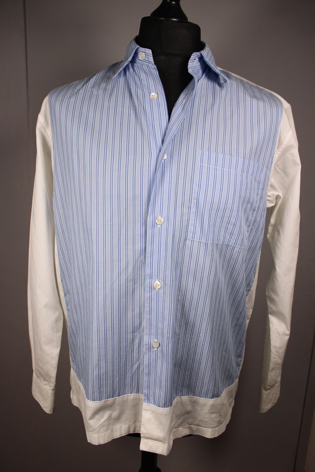 Giuliano Fujiwara Guillermo Fujiwara front placket cut and sew shirt ...