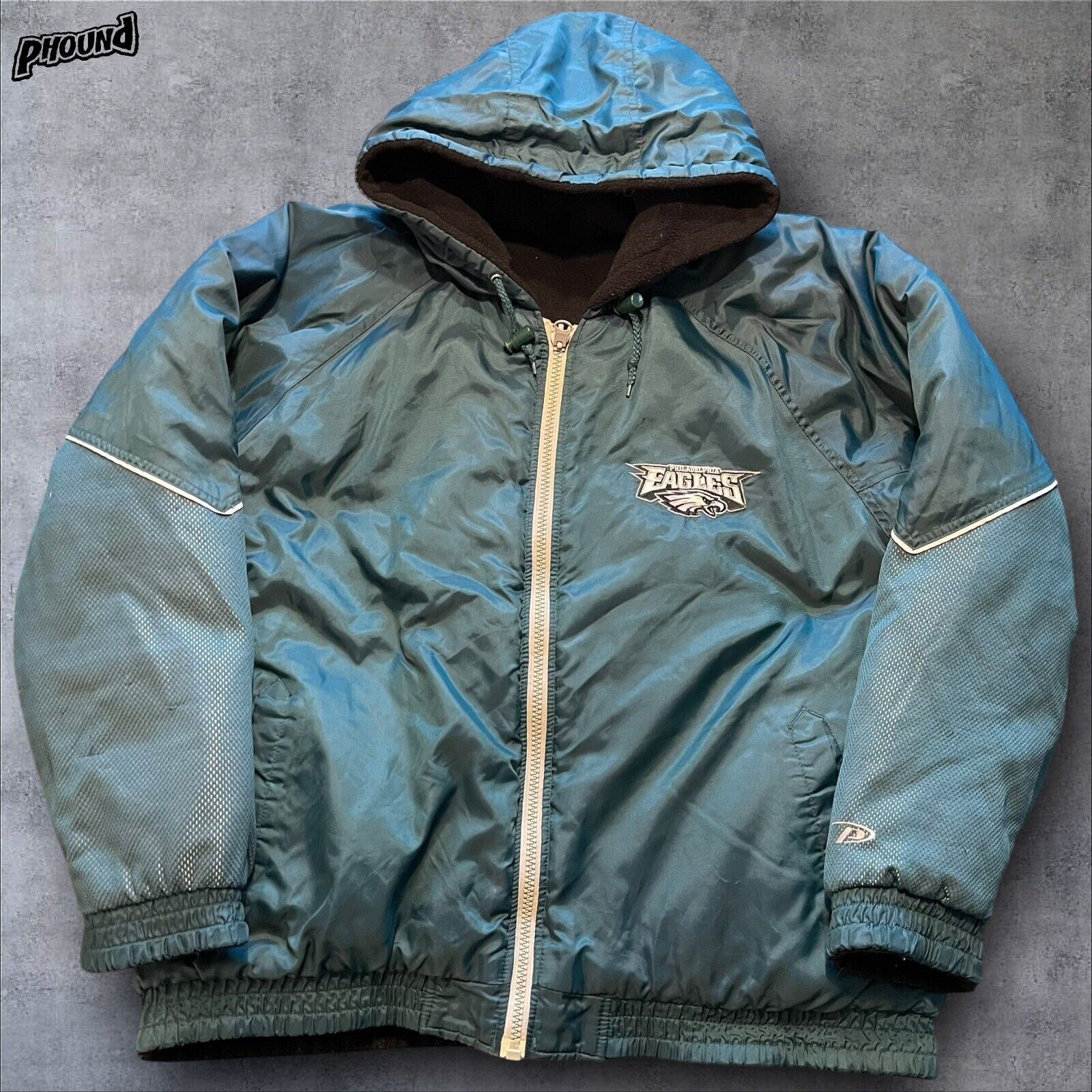 Pro Player Vtg Pro Player 90s Philadelphia Eagles Reversible Puffer XL ...
