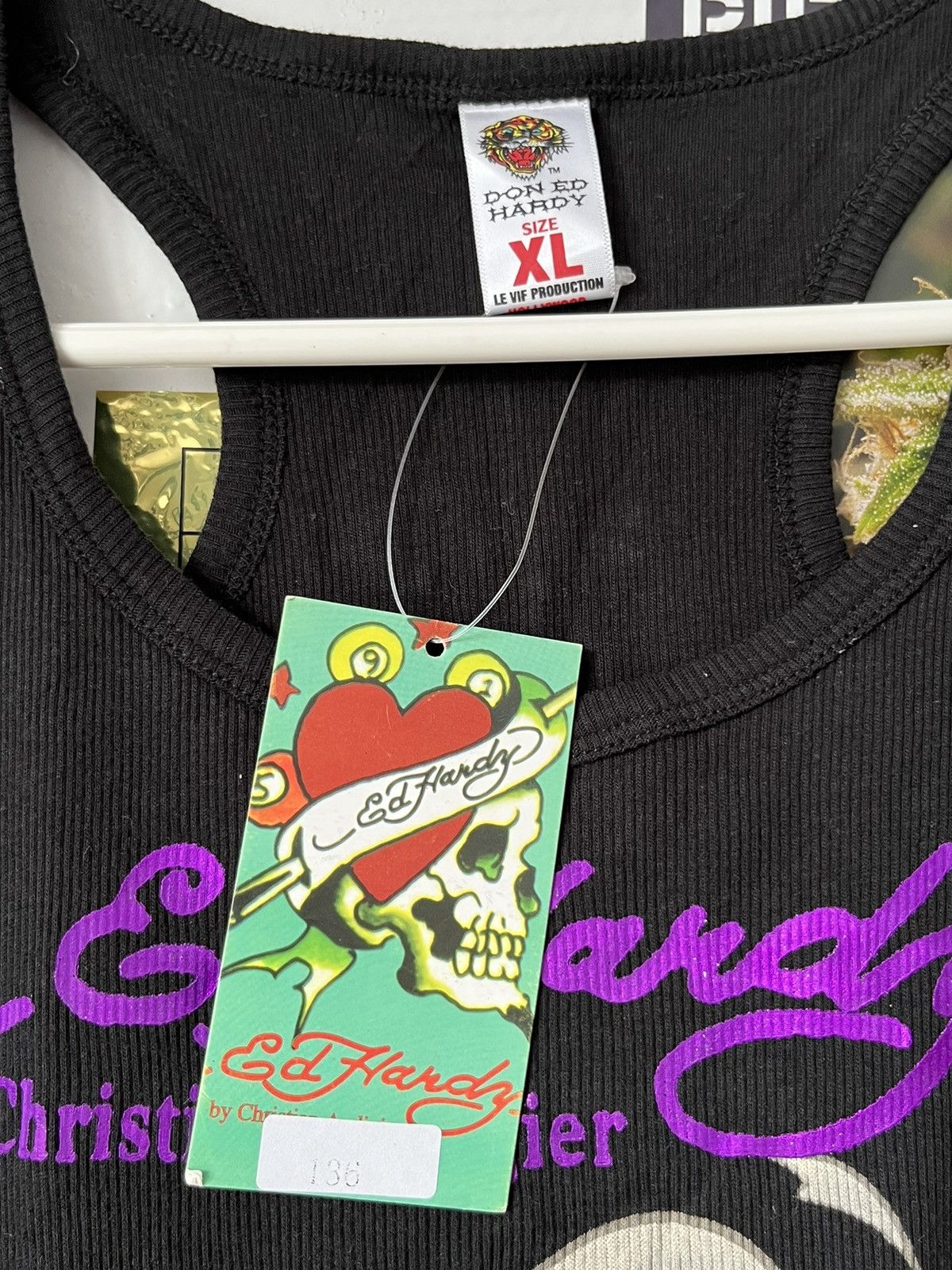 Custom Custom Ed Hardy x Hello Kitty Tank Top y2k core | Grailed