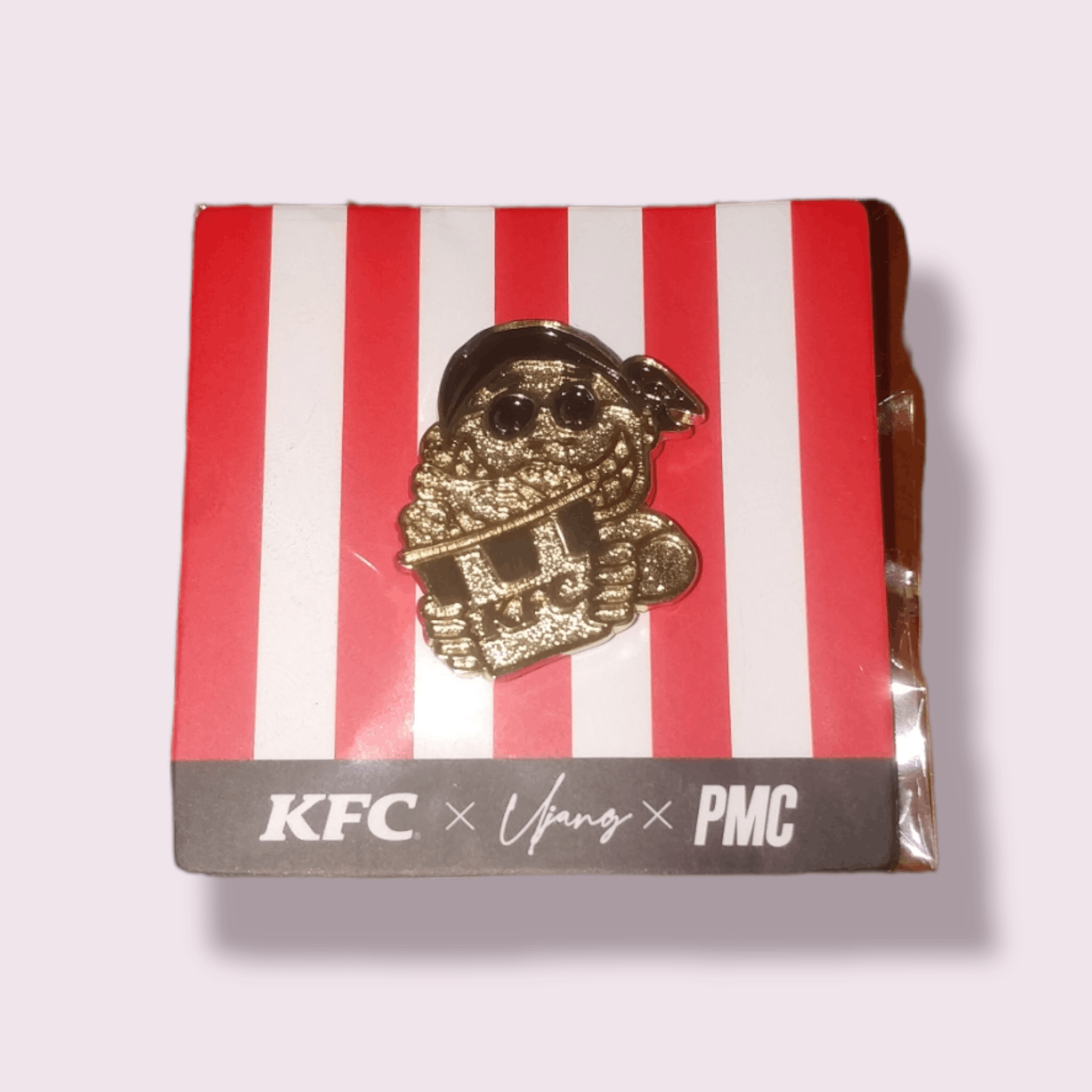 Rare Pestle Mortar x KFC 24k Gold Plated Zinc Enamel Pin | Grailed