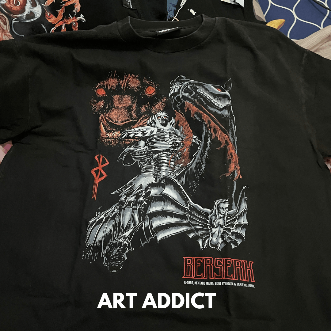 Anima × Japanese Brand × Tee Berserk Immortal Rivalry Skull Knight Zodd ...