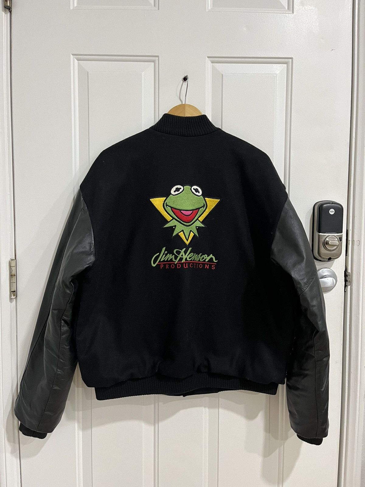 Disney × Varsity Jacket × Vintage Kermit The Frog Jim Henson ...