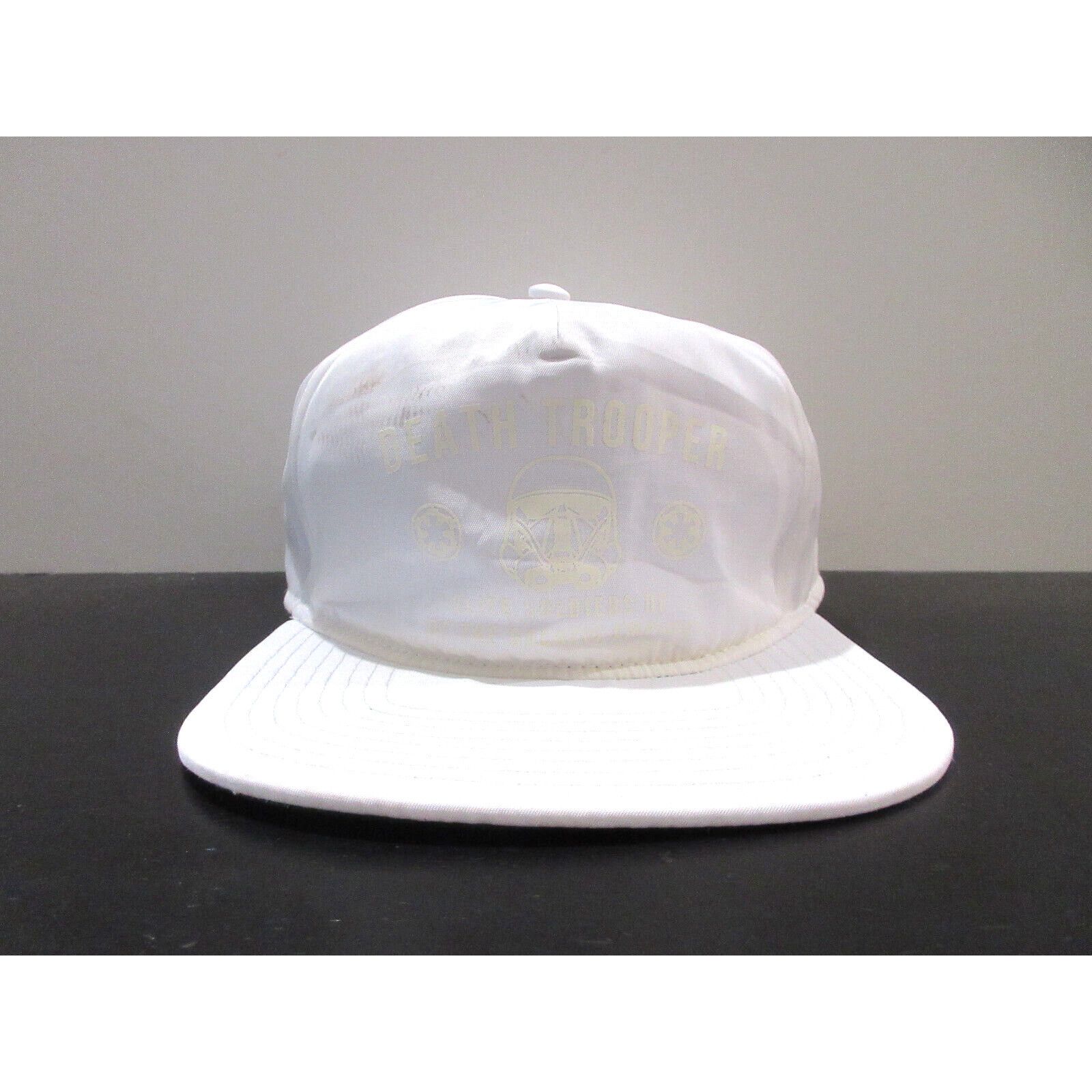 Star Wars Star Wars Hat Cap Snap Back White Death Trooper Darth Vader ...