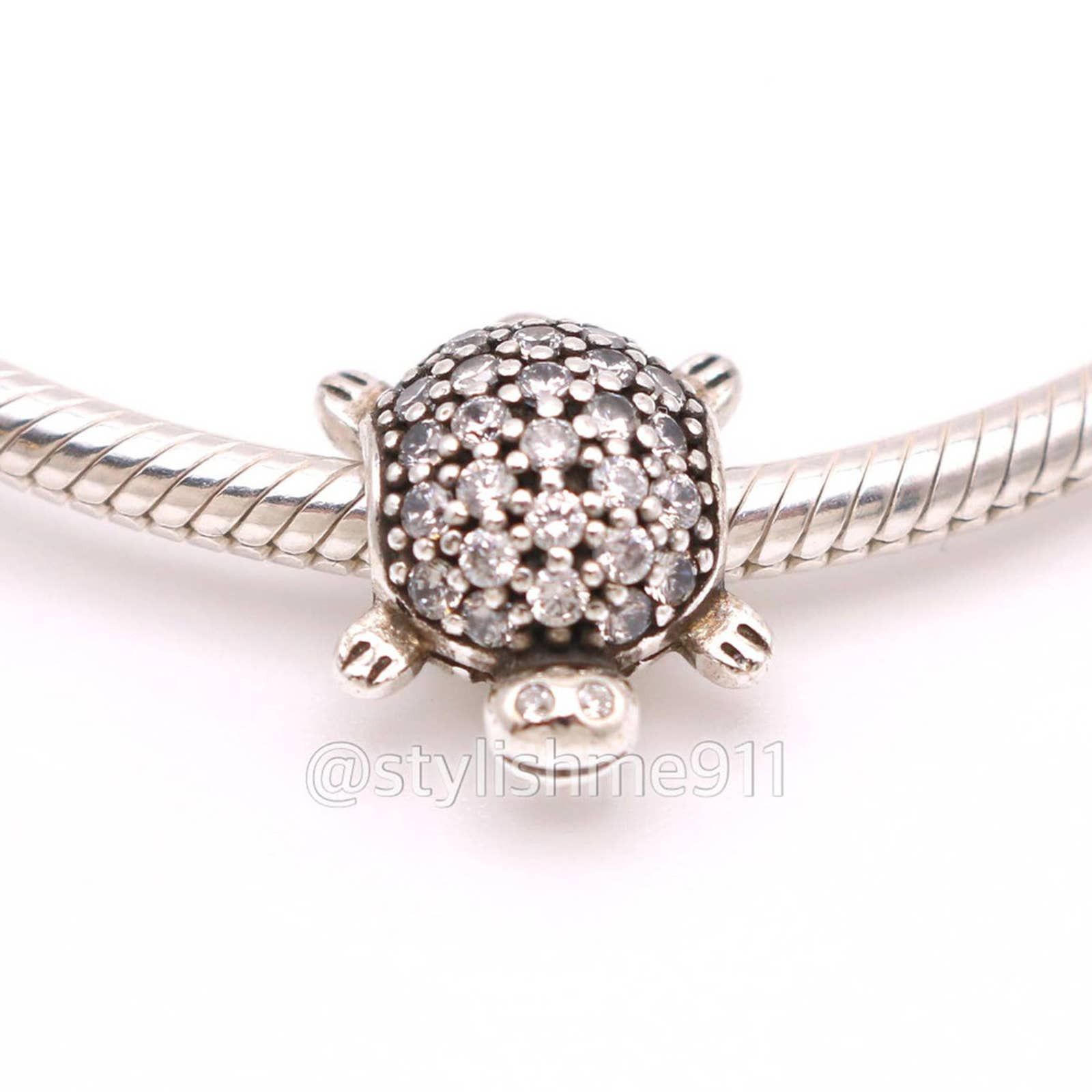 pandora Authentic PANDORA Sea Turtle Charm with Zirconia | Grailed