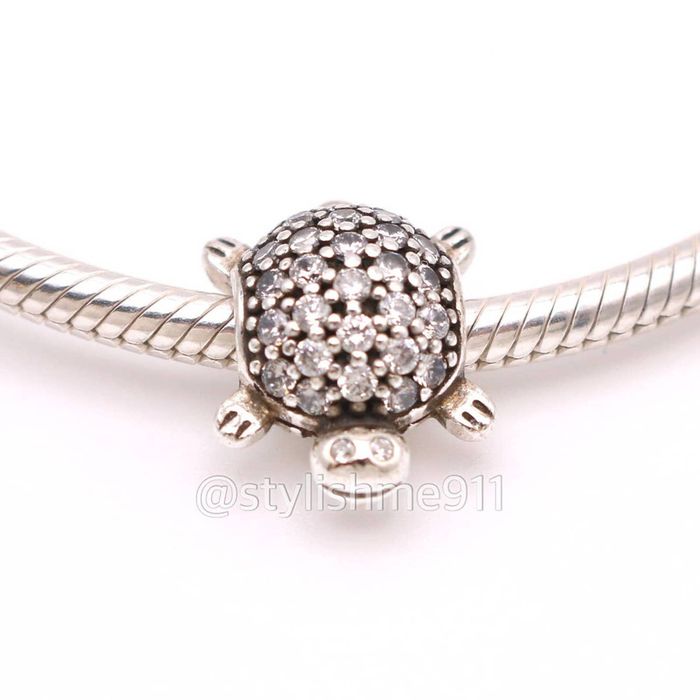pandora Authentic PANDORA Sea Turtle Charm with Zirconia | Grailed