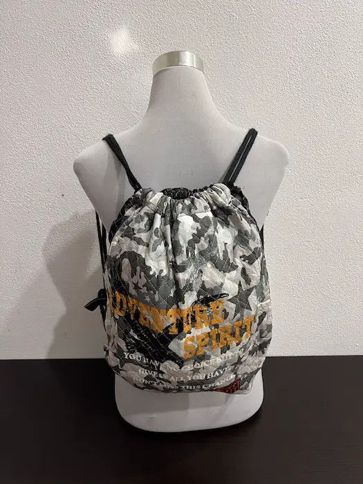 Bag × Streetwear Adventure Spirit Military Design Blanket Drawstring ...