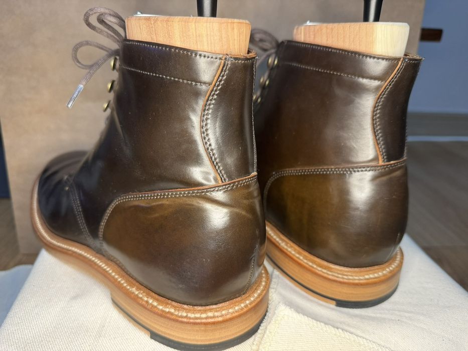 Grant Stone Grant Stone Maduro Shell Cordovan Diesel Boots Leather ...