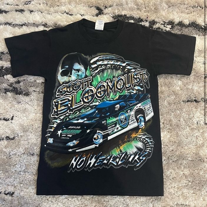 Vintage SCOTT BLOOMQUIST Graphic Racing T-Shirt ️ | Grailed