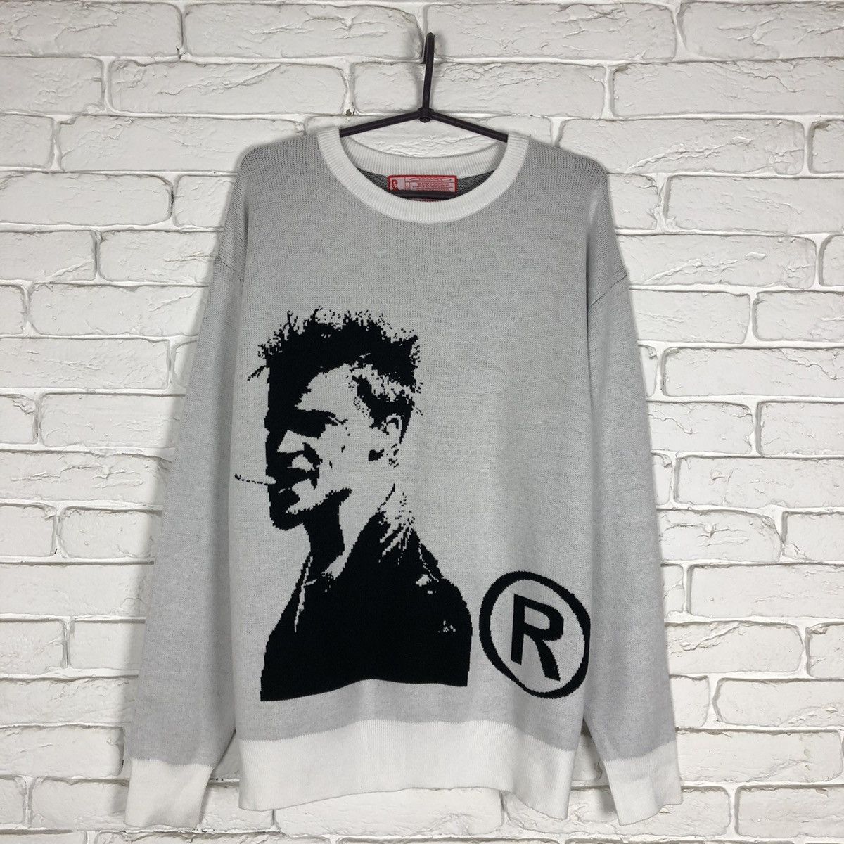 Joy Divizn Joy Divizn Brad Pitt Tyler Durden knit sweater | Grailed