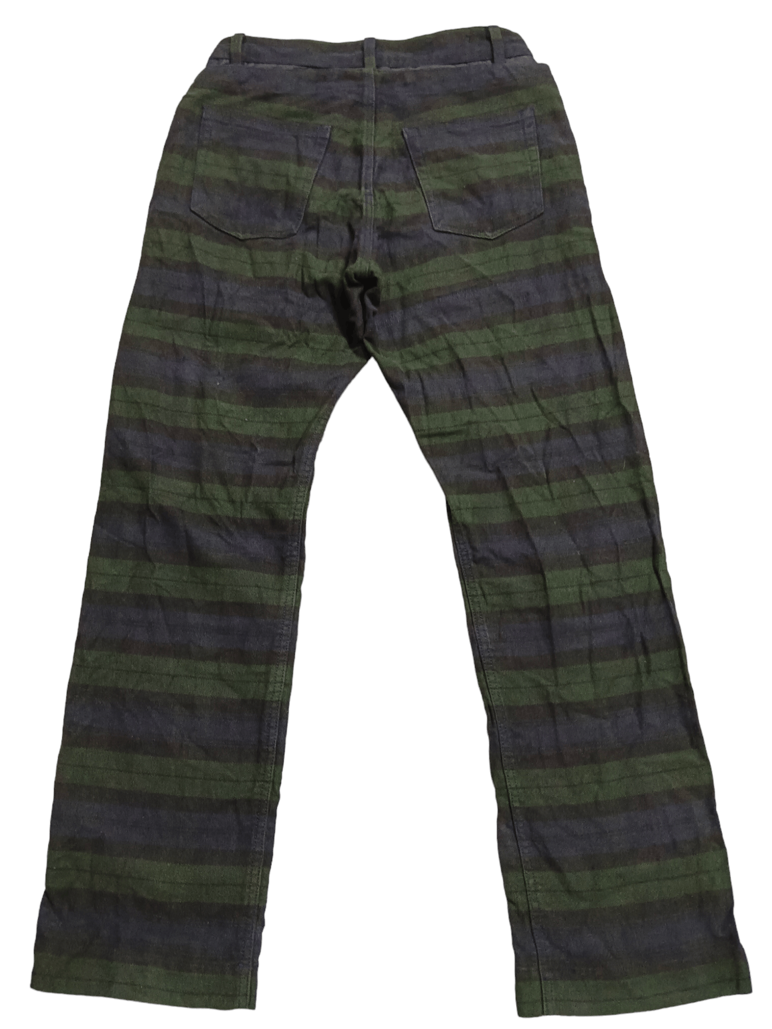 Vintage Final Home Double Waist Designer Casual Stripe Pants | Grailed