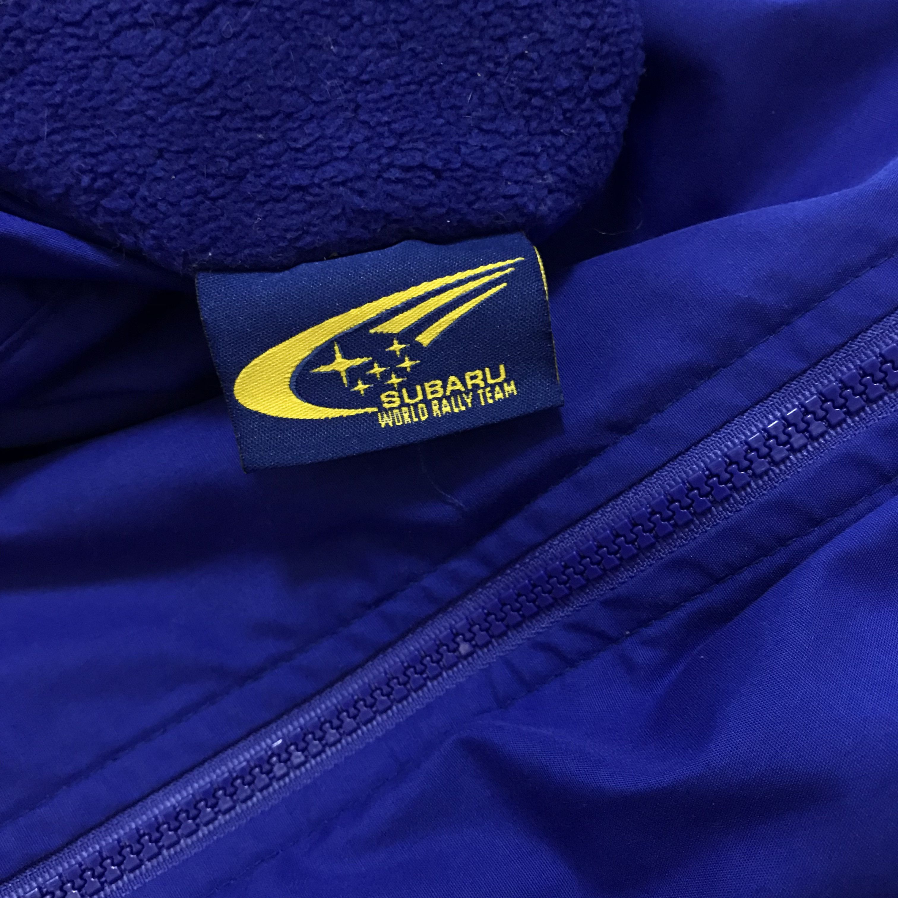 Vintage SUBARU Vintage Reversible Jacket Fleece Rally 90s Rare WRC ...