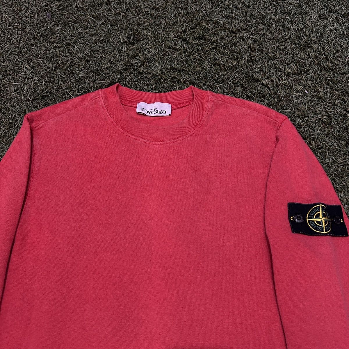 Stone Island Red Stone Island Sweater | Grailed