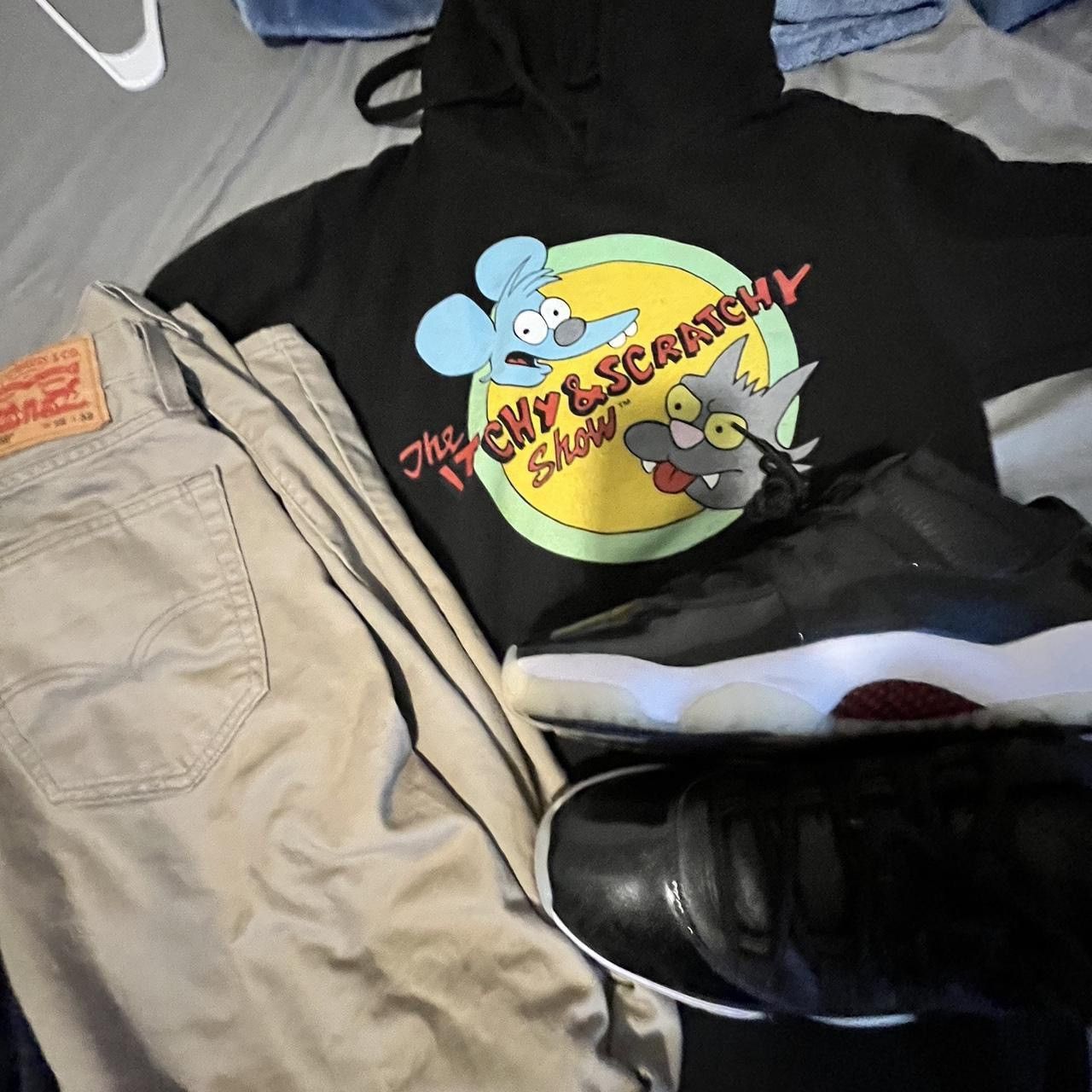 Disney itchy and scratchy sweater | Grailed