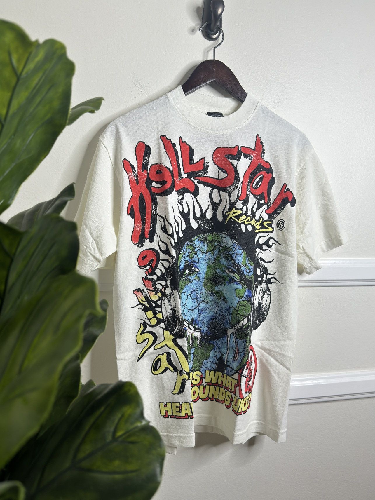 HELLSTAR Hellstar Studios Heaven on Earth Tee Off White | Grailed