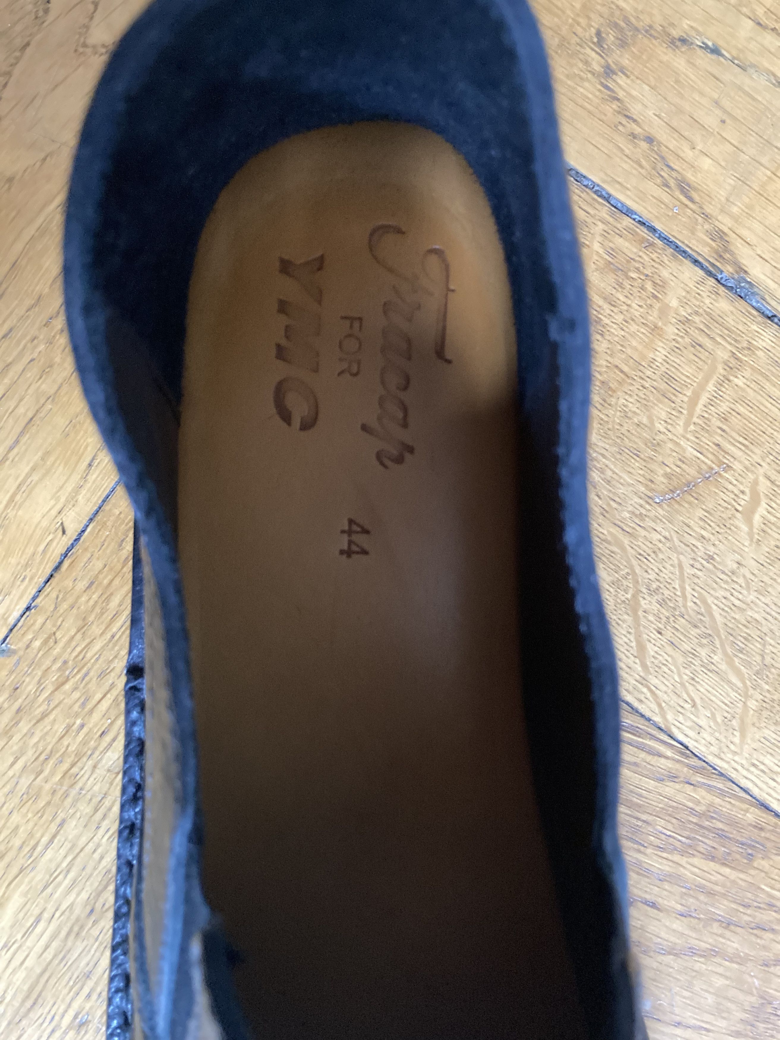 Fracap Fracap X YMC Men's Slip On Shoes Black Leather | Grailed