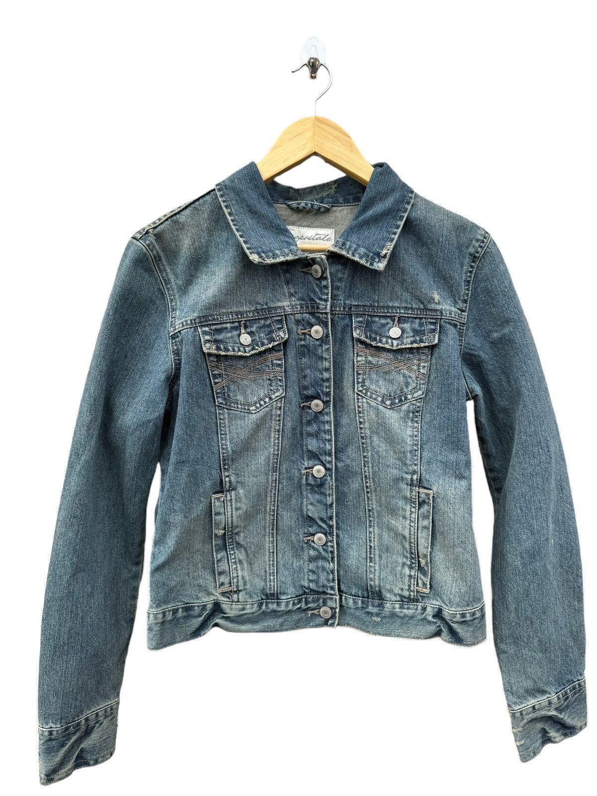 Aeropostale Pokémon denim jacket rare pikachu dbz women’s | Grailed