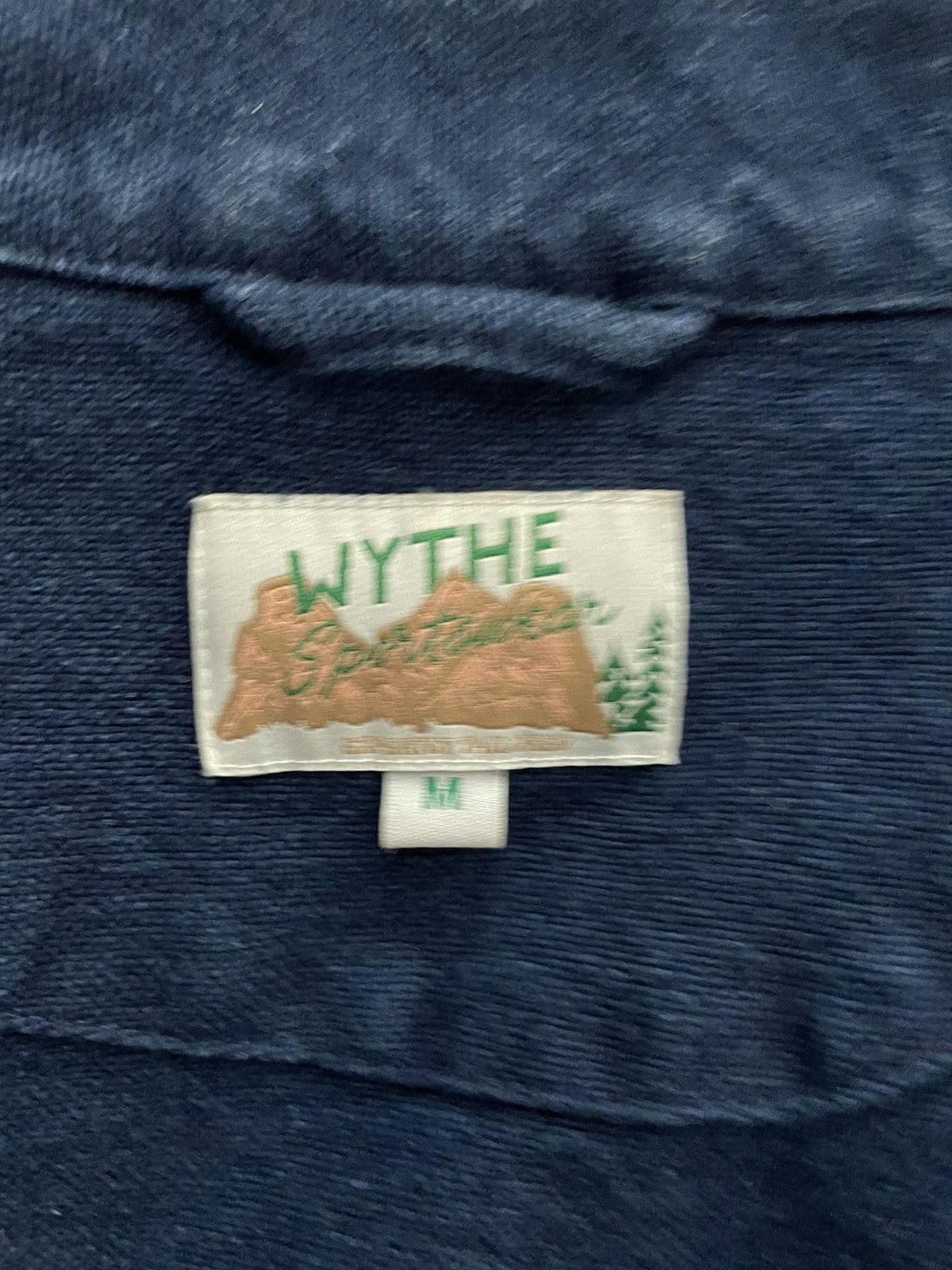 WYTHE Indigo rustic plain weave hunting jacket | Grailed