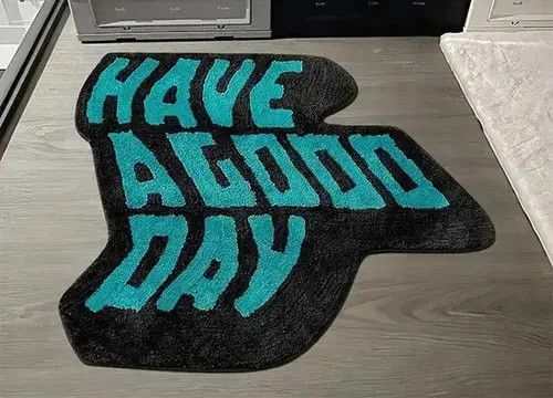 Custom Handmade Irregular Tufting Letters Rugs | Grailed