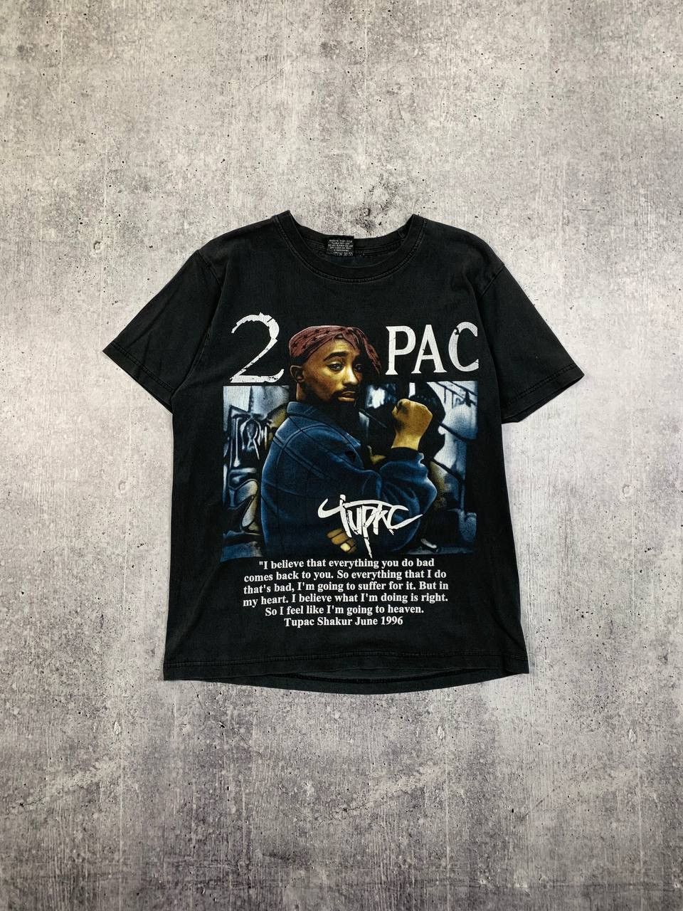Vintage Vintage TuPac 2pac Rest In Peace T Shirt Tee | Grailed