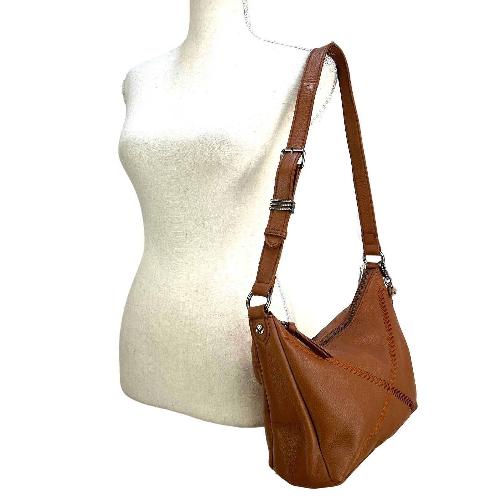 The Sak The Sak Collective Kyetra Brown Leather Shoulder Bag | Grailed