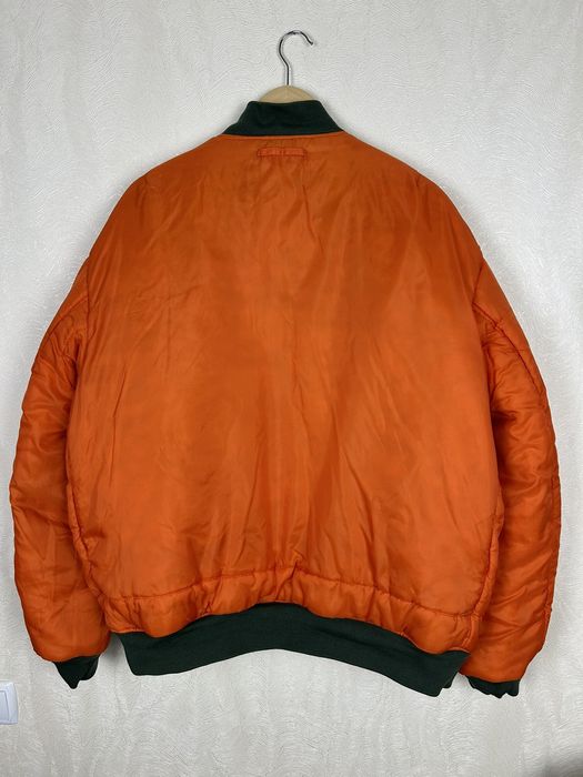 Vintage Fostex Garments MA-1 Reversible Bomber Jacket XXL Vintage | Grailed