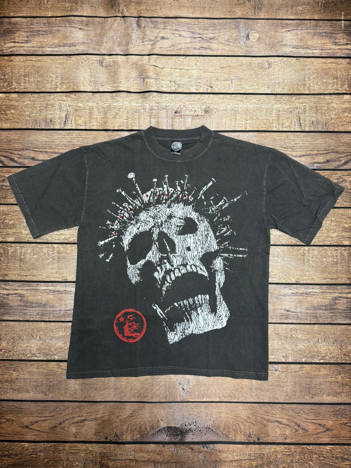 HELLSTAR NEW Hellstar Crowned Skull Tee Black size XL | Grailed