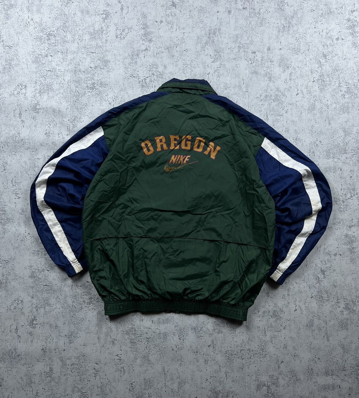 Nike Nike Oregon Big Logo Vintage y2k Nylon Retro Boxy Jacket 90s | Grailed