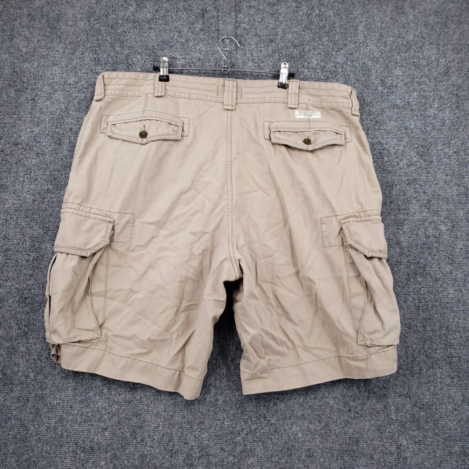 Polo Ralph Lauren Polo Ralph Lauren Cargo Short Mens 46B Big Khaki Classic Gellar Utility ...