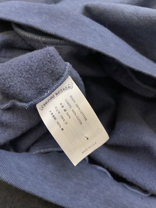 Chrome Hearts Chrome Hearts x Drake Certified Chrome Navy Blue Dyed ...