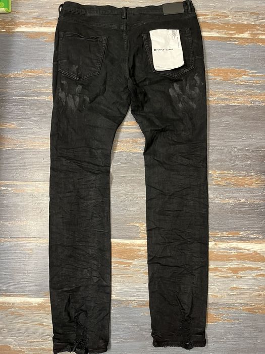 Purple Brand Purple Brand Destroyed Oil Spill P001 Denim | Grailed