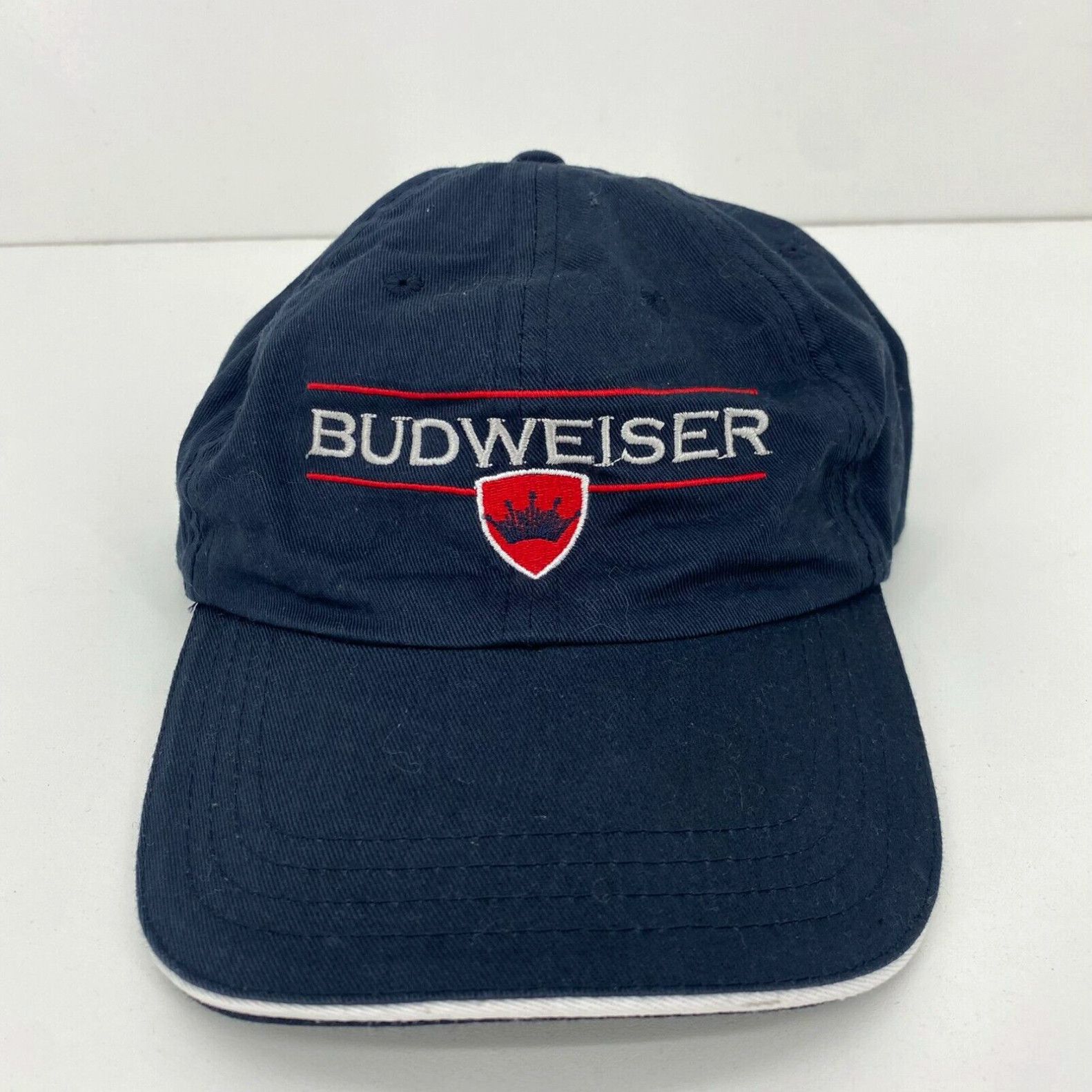 Budweiser Official Budweiser Hat 2007 Anheuser Busch Blue Baseball Cap ...