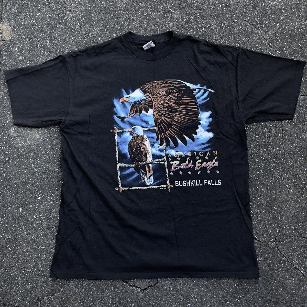 Made In Usa × Streetwear × Vintage 1997 AMERICAN BALD EAGLE BUSHKILL ...