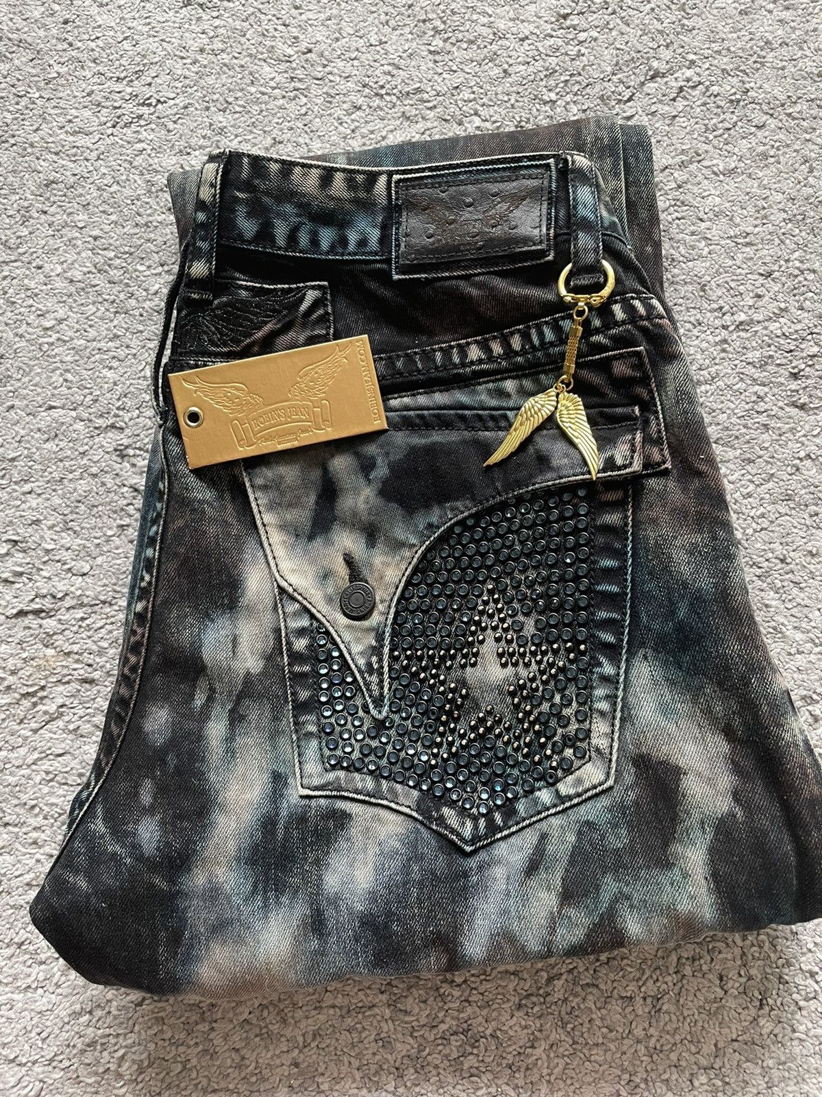 Robins Jeans Robin jeans Milwaukee wash jeans semetary chief Keef y2k ...