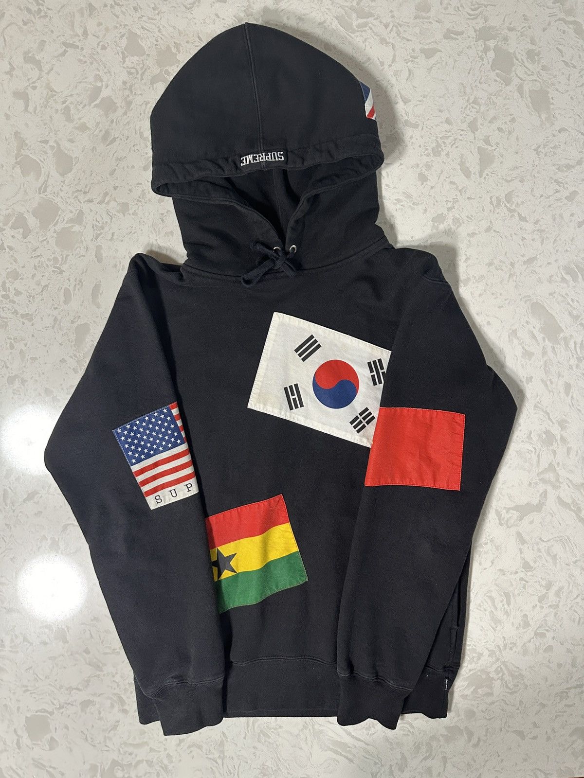 Supreme Supreme FW13 Flags Pullover Hoodie | Grailed