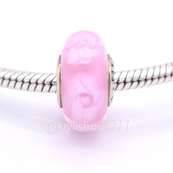 pandora Authentic PANDORA Nostalgic Roses Murano Glass Charm | Grailed