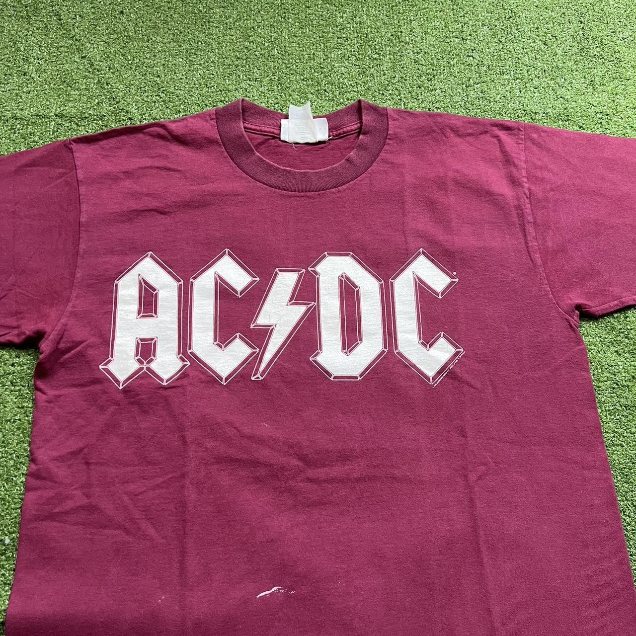 Vintage vintage acdc ball breaker world tour red band shirt | Grailed