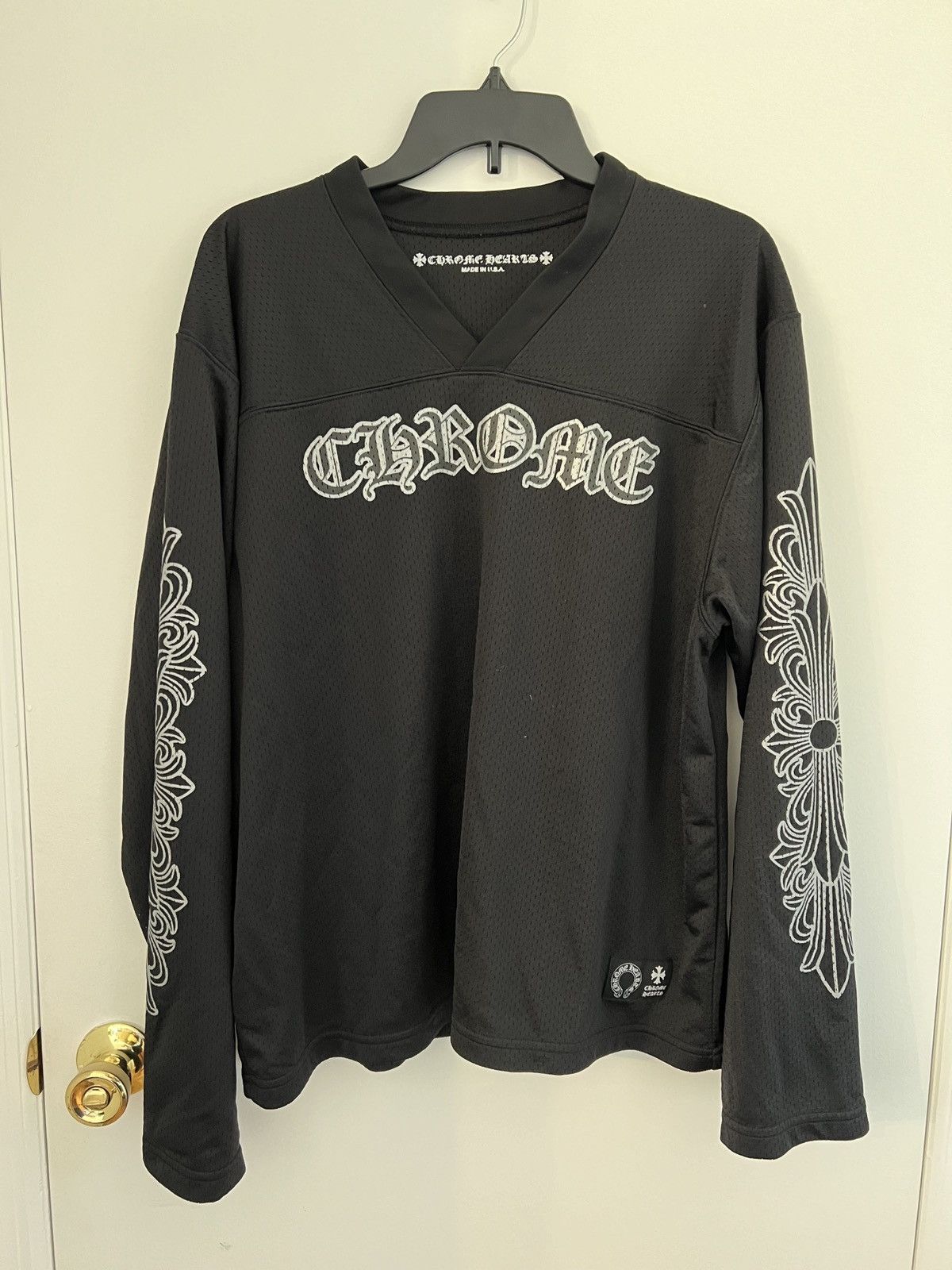Chrome Hearts Chrome Hearts Long Sleeve Mesh Jersey | Grailed