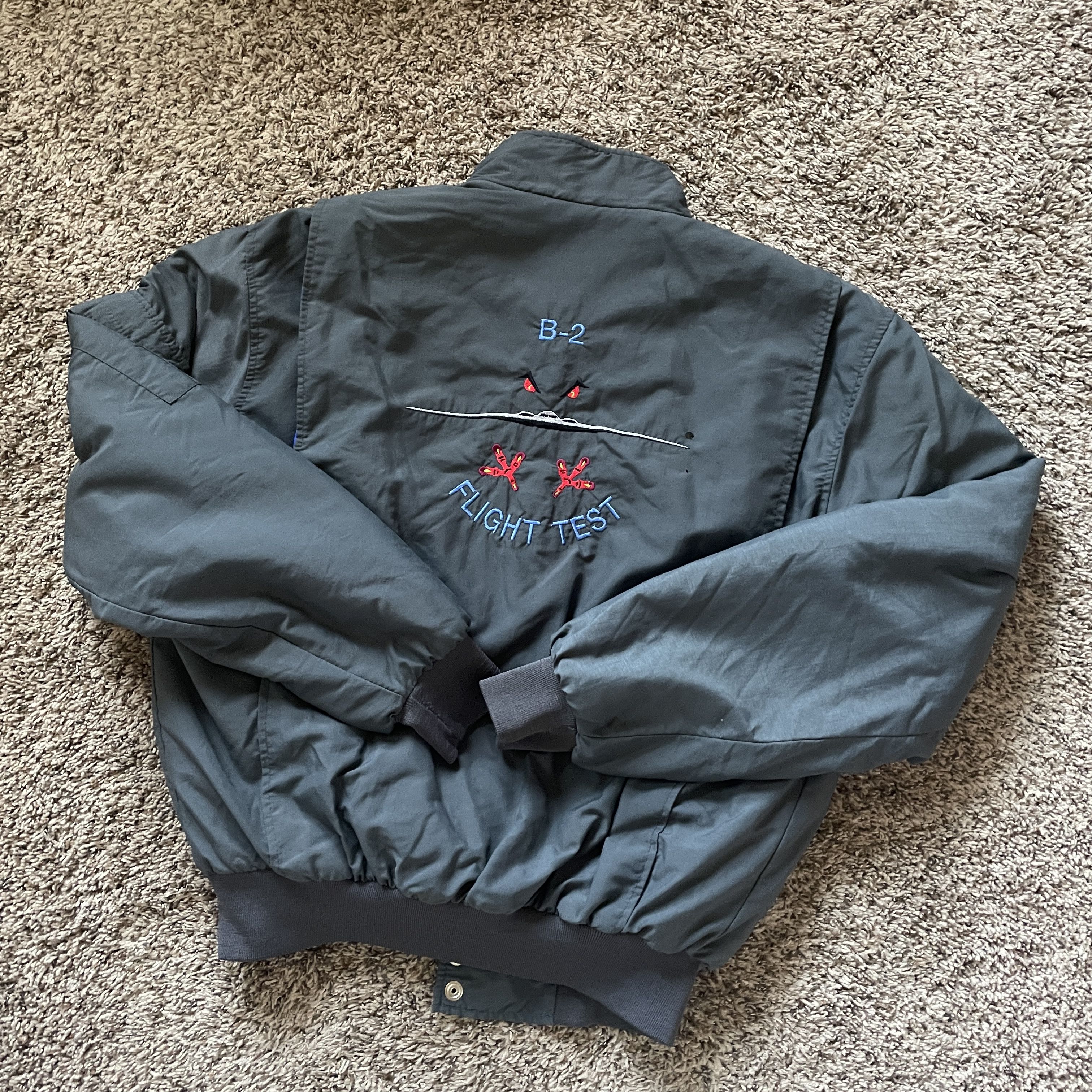 Vintage Vintage Northrop Grumman B-2 Flight Test Bomber Jacket | Grailed