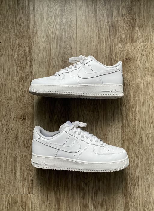 Nike NIKE ALL WHITE AIR FORCE 1 LOW | Grailed