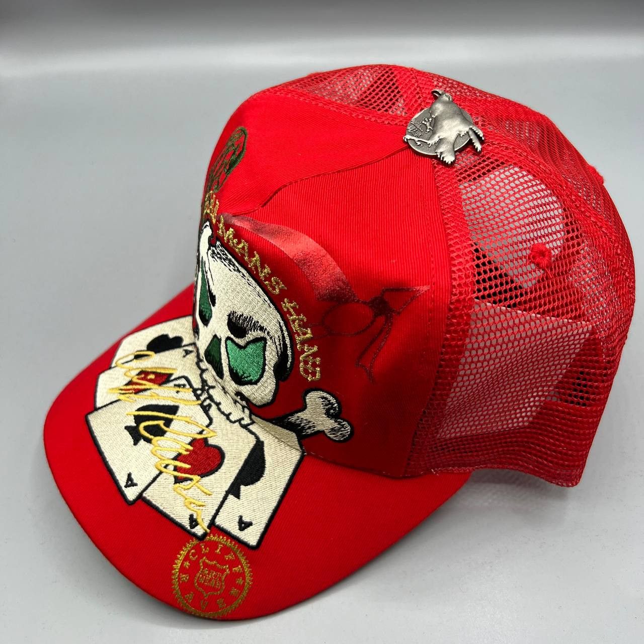 Ed Hardy Vintage Cliff Raven Hat Japanese tattoo Snap back Trucker ...