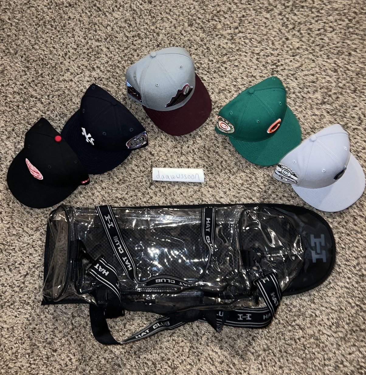 Hat Club × New Era Hat Club 30 Cap 3D Duffle with 5 MLB Fitteds ...