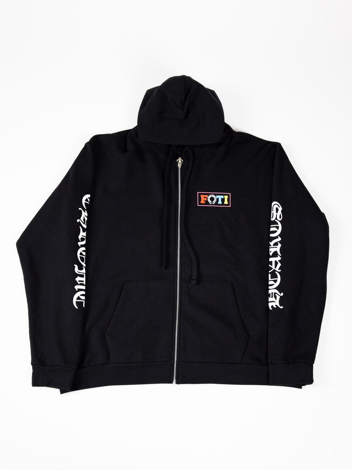 Chrome Hearts Chrome Hearts FOTI Characters Zip Up Hoodie | Grailed