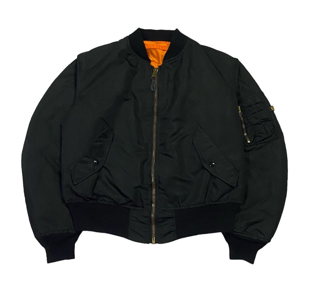 Alpha × Bomber Jacket × Vintage Vintage Alpha Industries MA-1 Bomber ...