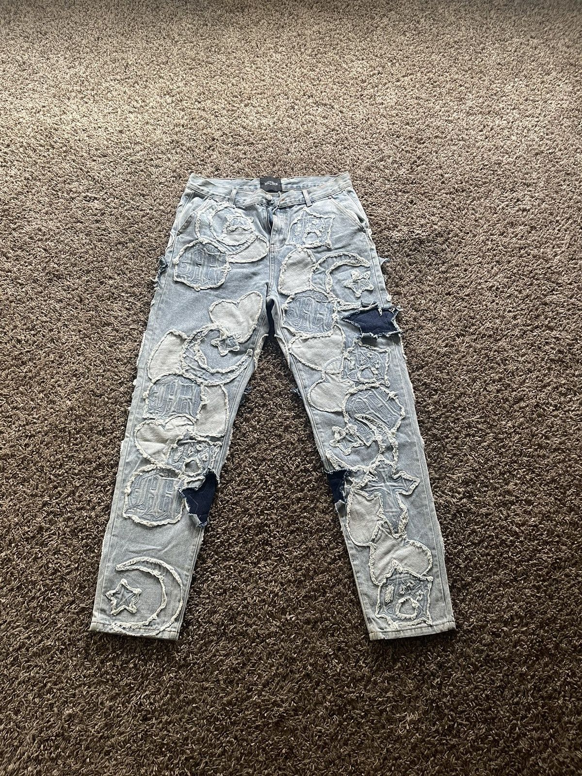 Menace Menace Iconography Denim Pants | Grailed