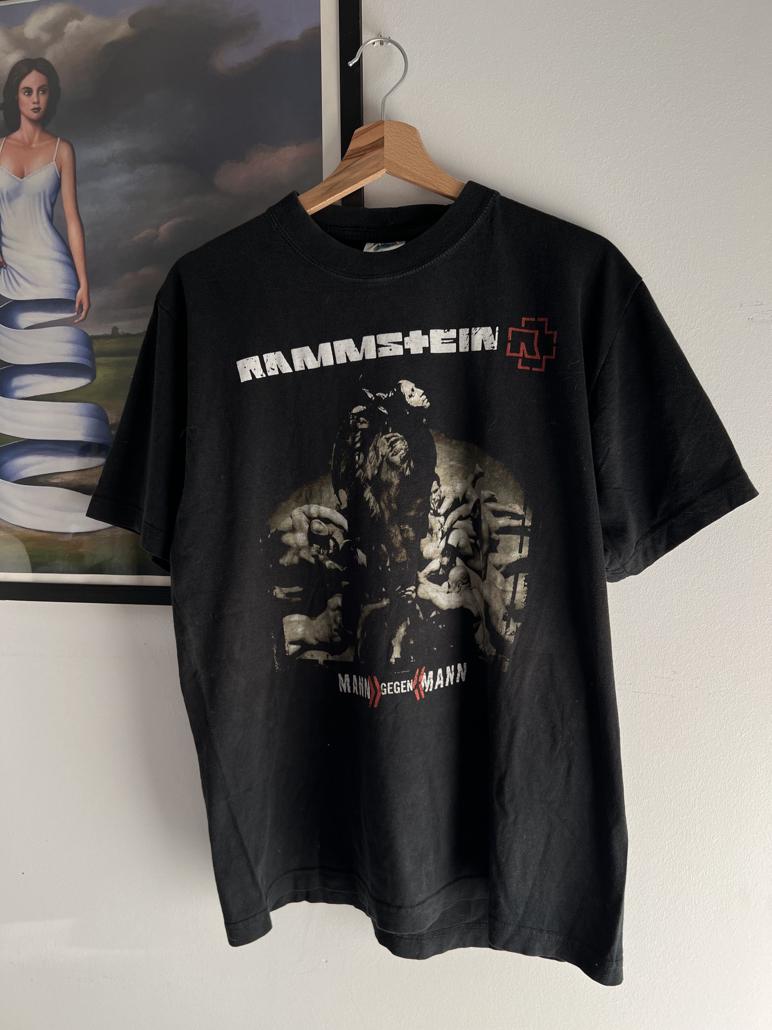 Band Tees × Vintage Vintage 2005 Early 00s 2000s Rammstein Mann Gegen ...