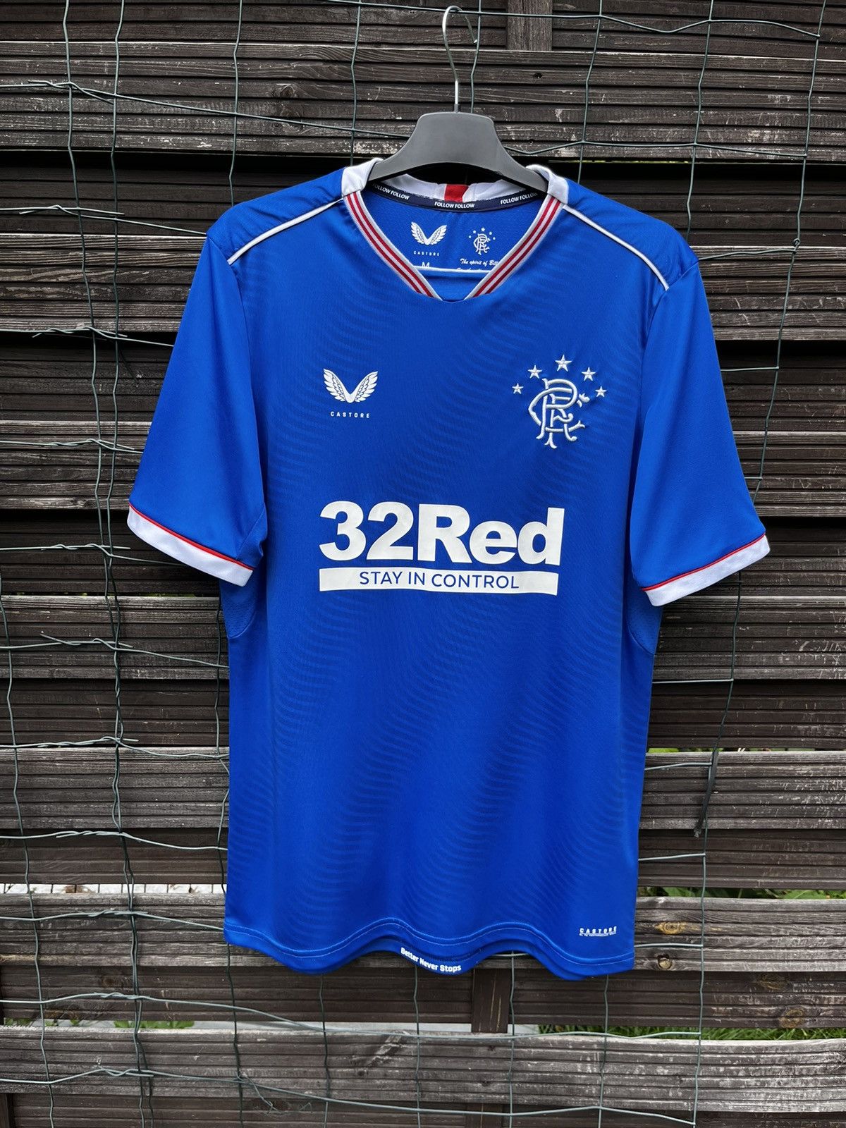 Castore ⚽️ GLASGOW RANGERS 2020 2021 CASTORE SOCCER JERSEY FOOTBALL ...