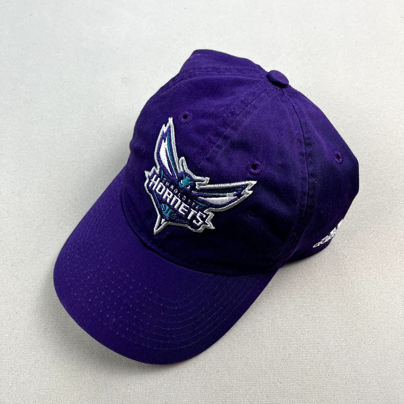 Adidas × NBA Charlotte Hornets Hat Cap Purple Adjustable Basketball NBA ...