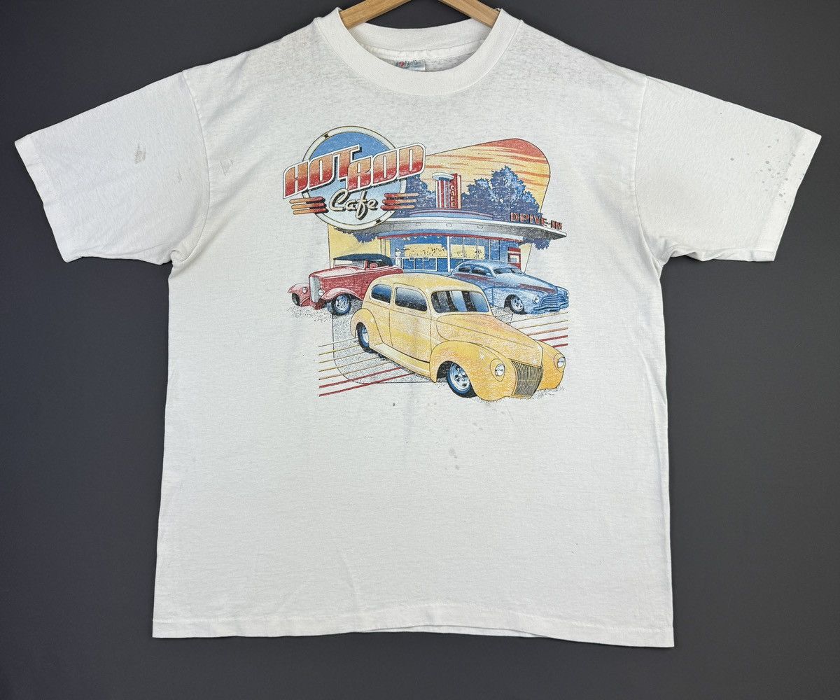 Art × Racing × Vintage Vintage 90s Hot Rod Cafe Art Racing Promo Single ...