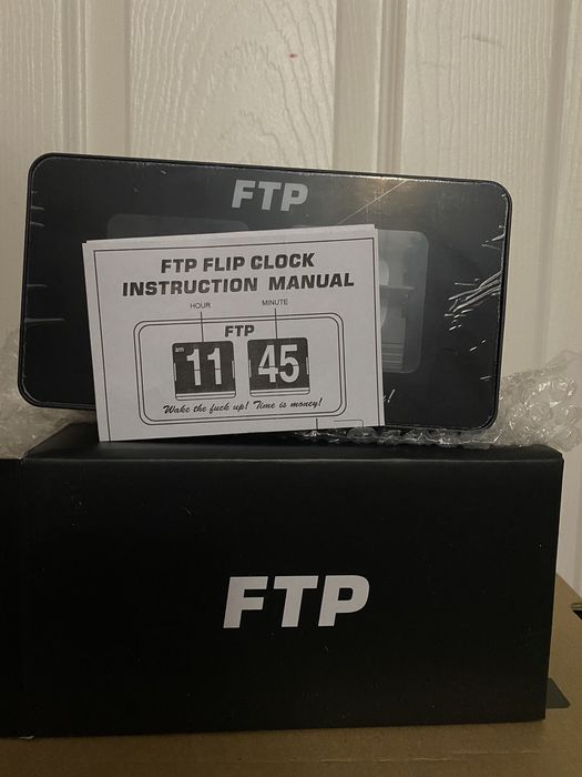 Fuck The Population FTP FLIP CLOCK | Grailed